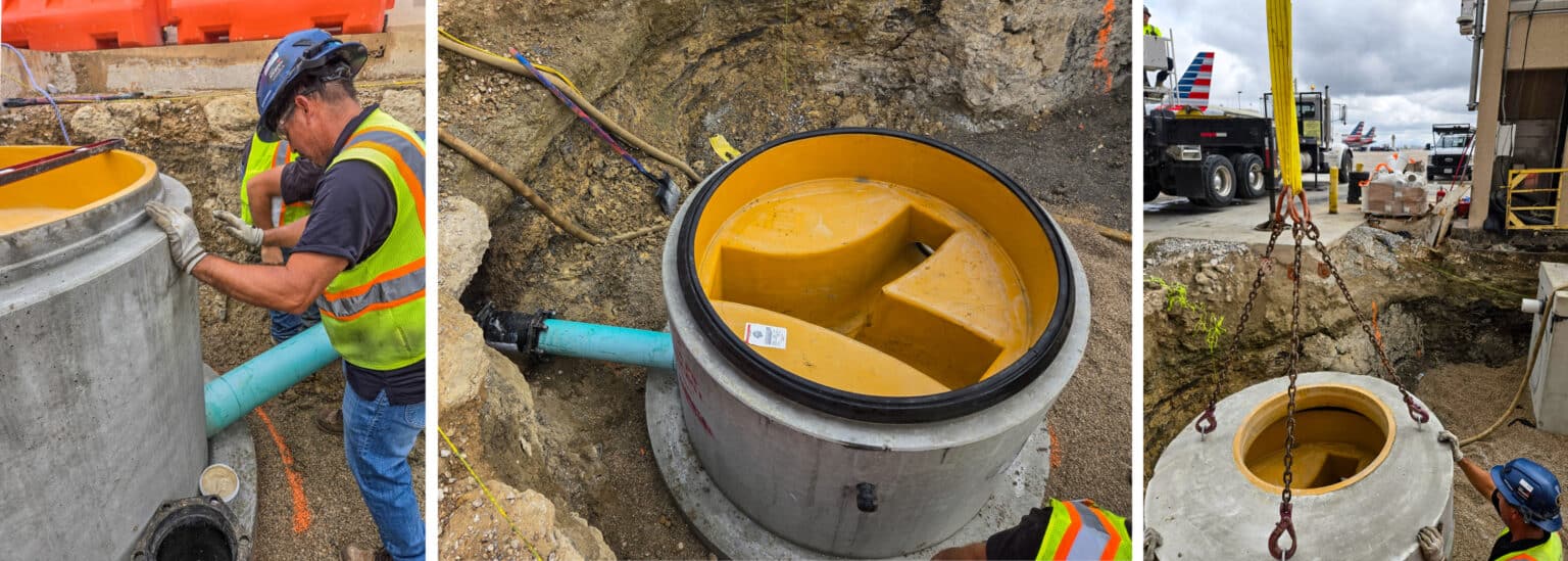 DFW Airport Install's Texas' First Perfect Lined Manhole | NWPX Park